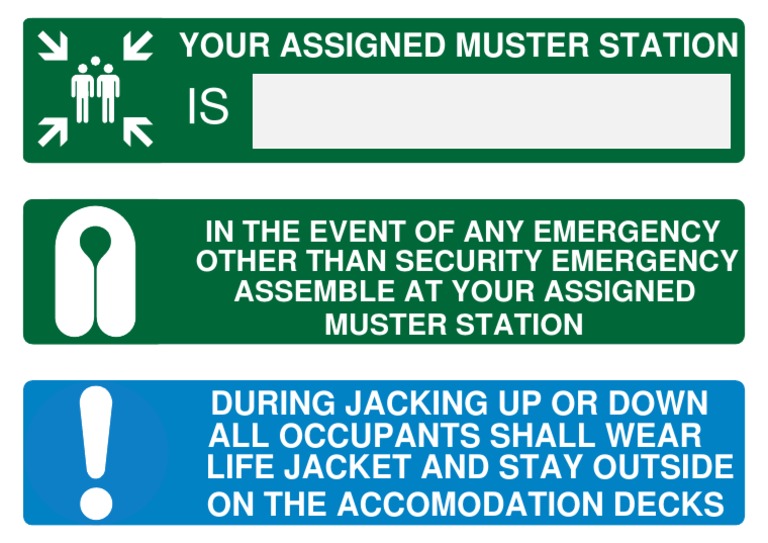 Your Assigned Muster Station | PDF