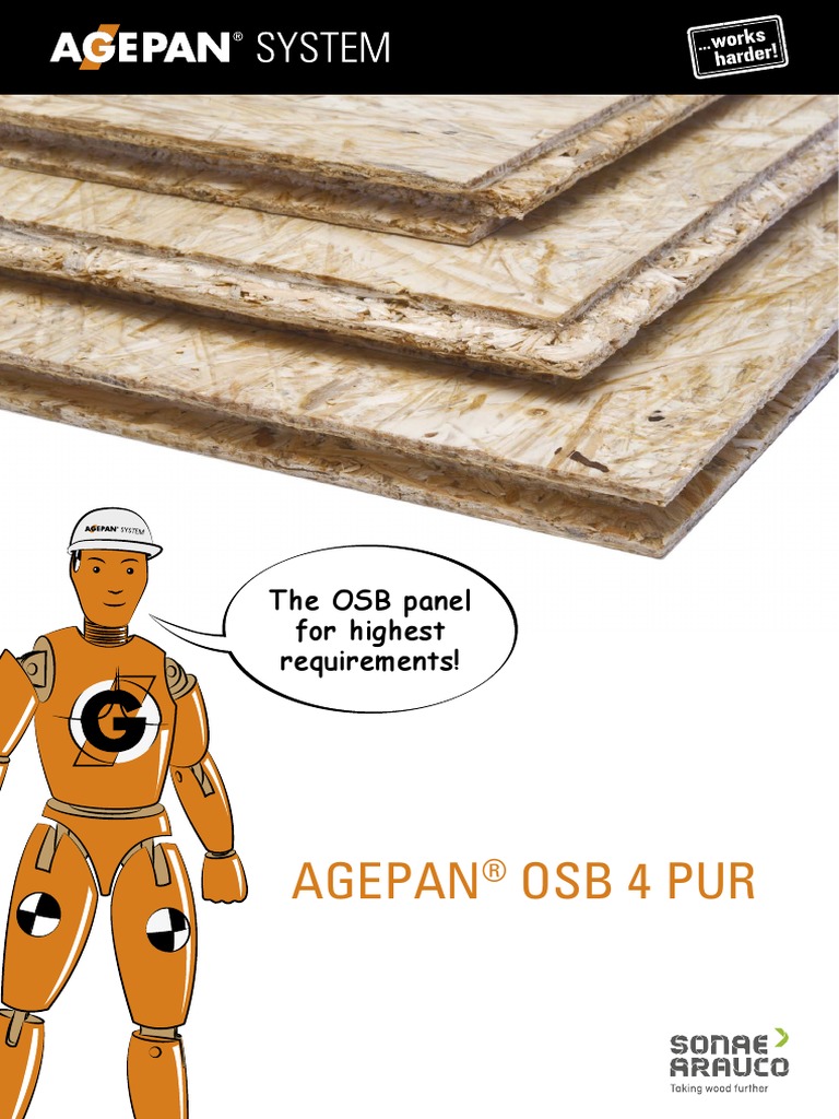 AGEPAN OSB 4 PUR Technical Data Sheet | PDF | Building | Building ...