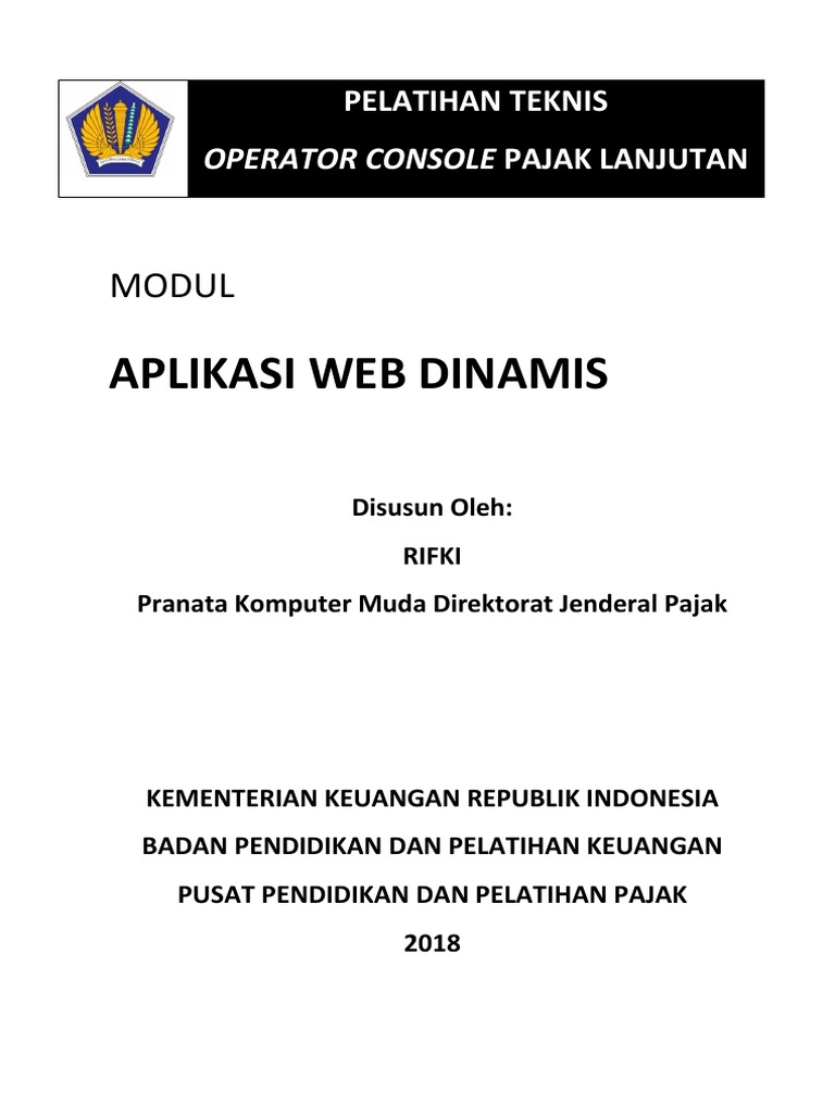 Aplikasi Web Dinamis | PDF | Bisnis | Komputer