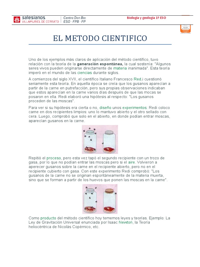 El Metodo Cientifico. Lectura | PDF