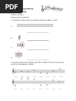 Examen Teoría Musical | PDF