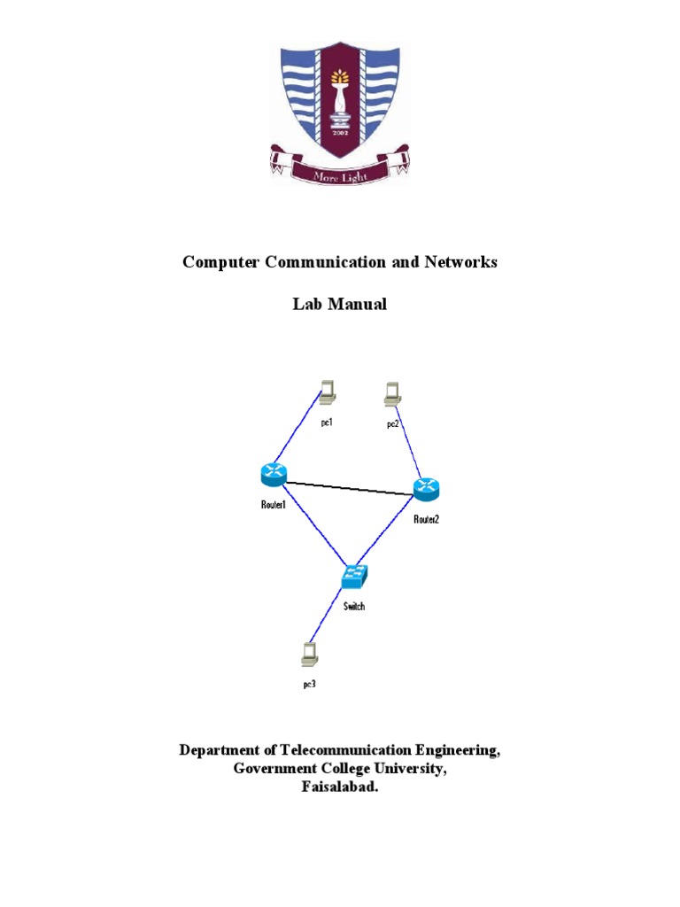 Computer Communication and Networks Lab Manual | PDF | Network Switch ...