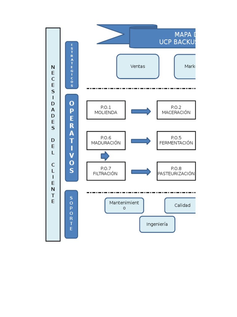 Mapa de Proceso Backus.xlsx | Business