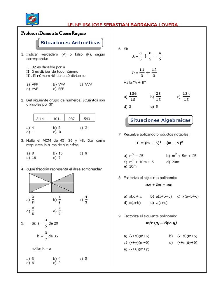 Guia de Estudio de Matematicas Elementales #001 Ccesa007 | Objetos ...