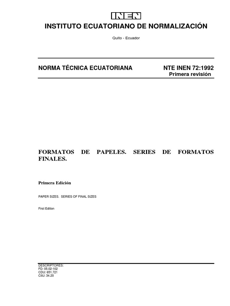 Formatos Inen | PDF | Diseño gráfico | Papelería