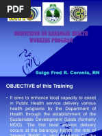 Roles and Responsibilities of Bhws in The Area | PDF | Health ...