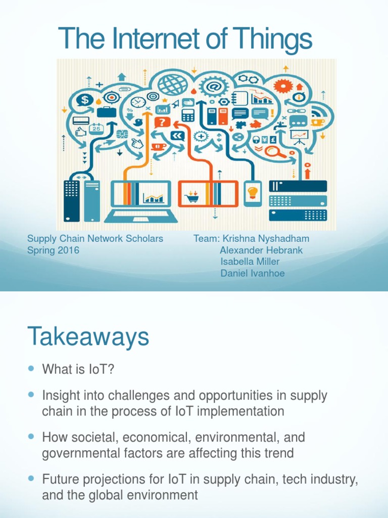 Iot Project Powerpoint | PDF | Internet Of Things | Supply Chain