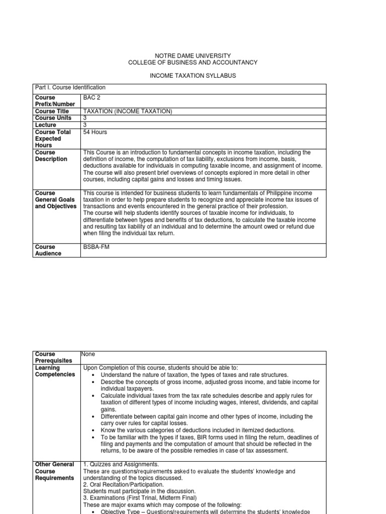 Course Prefix/Number Course Title Course Units Course Total Expected ...