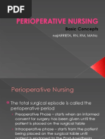 4 - Post Operative Nursing Management | PDF | Surgery | Anesthesia