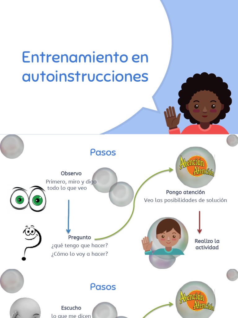 Cómo entrenar la autoinstrucción mediante la observación, escucha ...