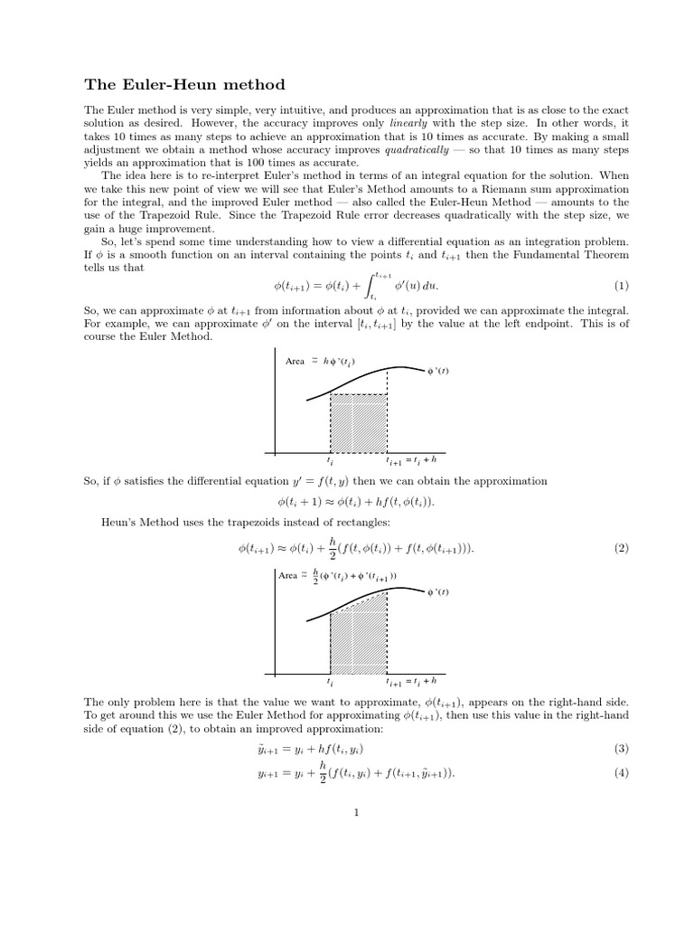 Euler-heun_method.pdf | Integral | Mathematical Analysis