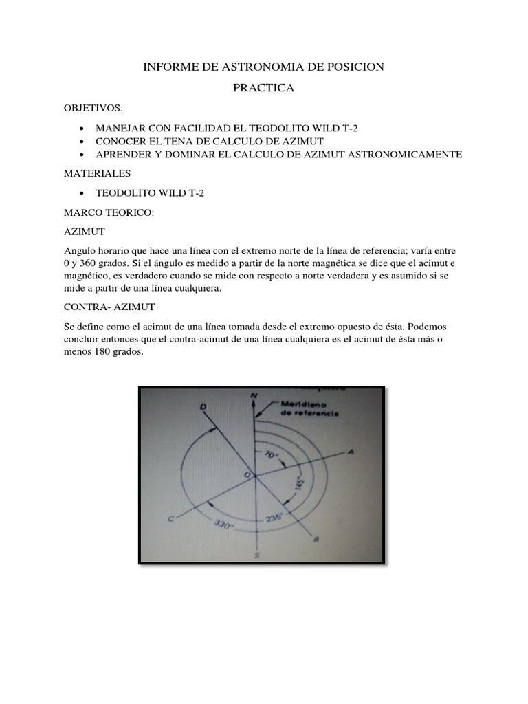 AZIMUT | PDF | Azimut | Astronomía
