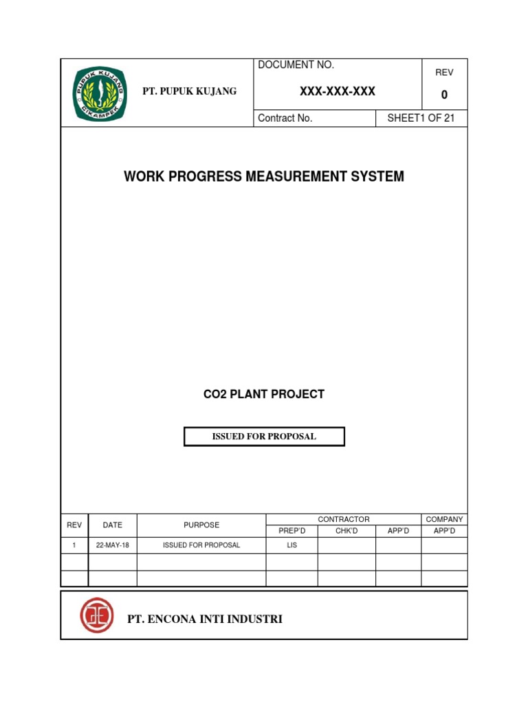 Work Progress Measurement System: XXX-XXX-XXX 0 | PDF | Deep Foundation ...