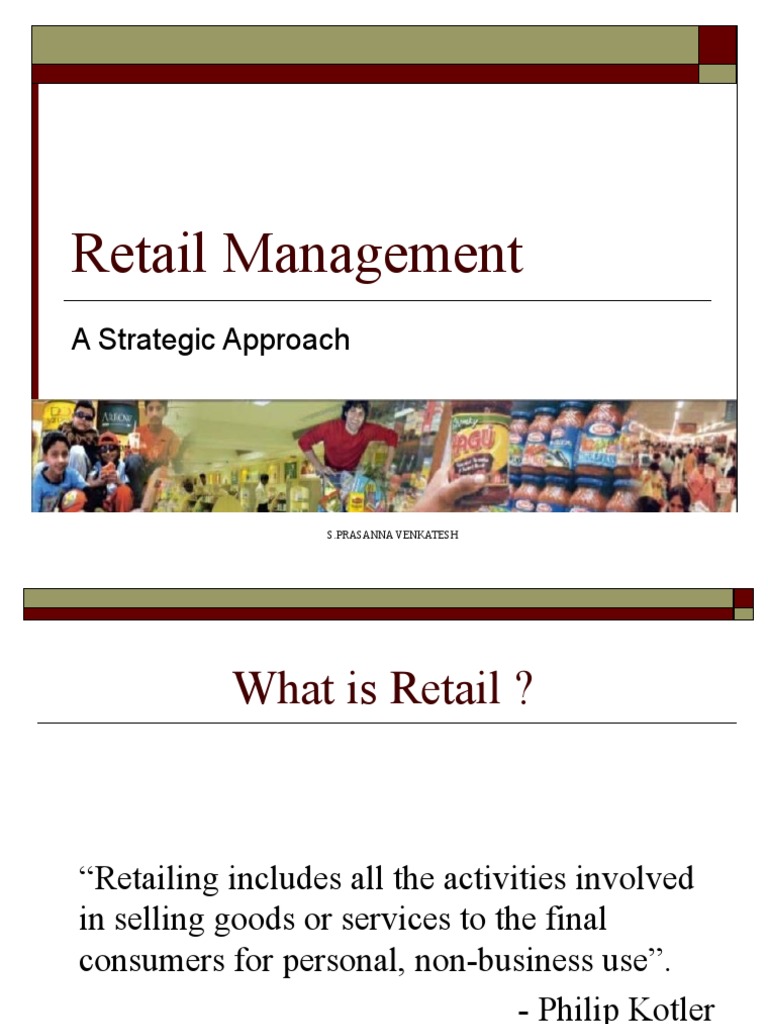 Retail Management: A Strategic Approach | PDF | Retail | Brand
