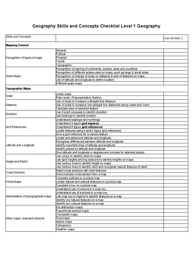 GeoSkills 2 | PDF | Latitude | Map