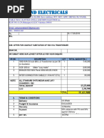 Power Cable Schedule Format | PDF | Energy Technology | Machines