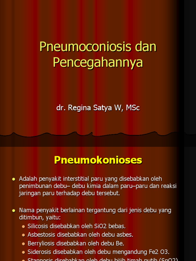 Pneumoconiosis | PDF