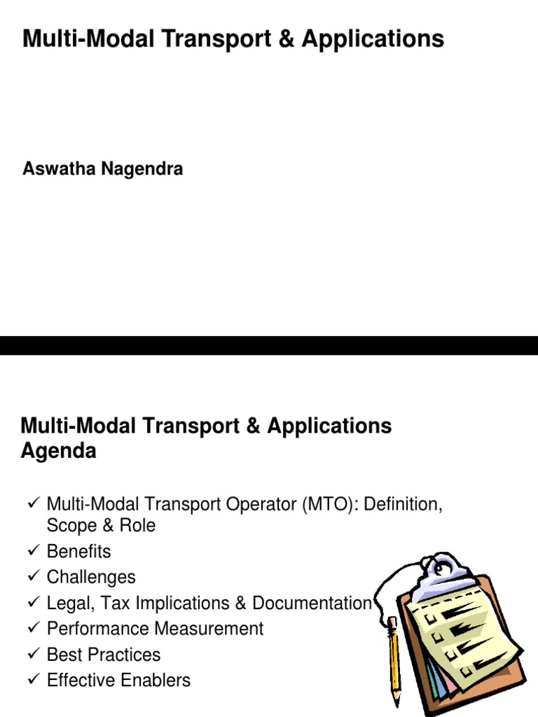 Multi-Modal Transportation | PDF | Cargo | Transport