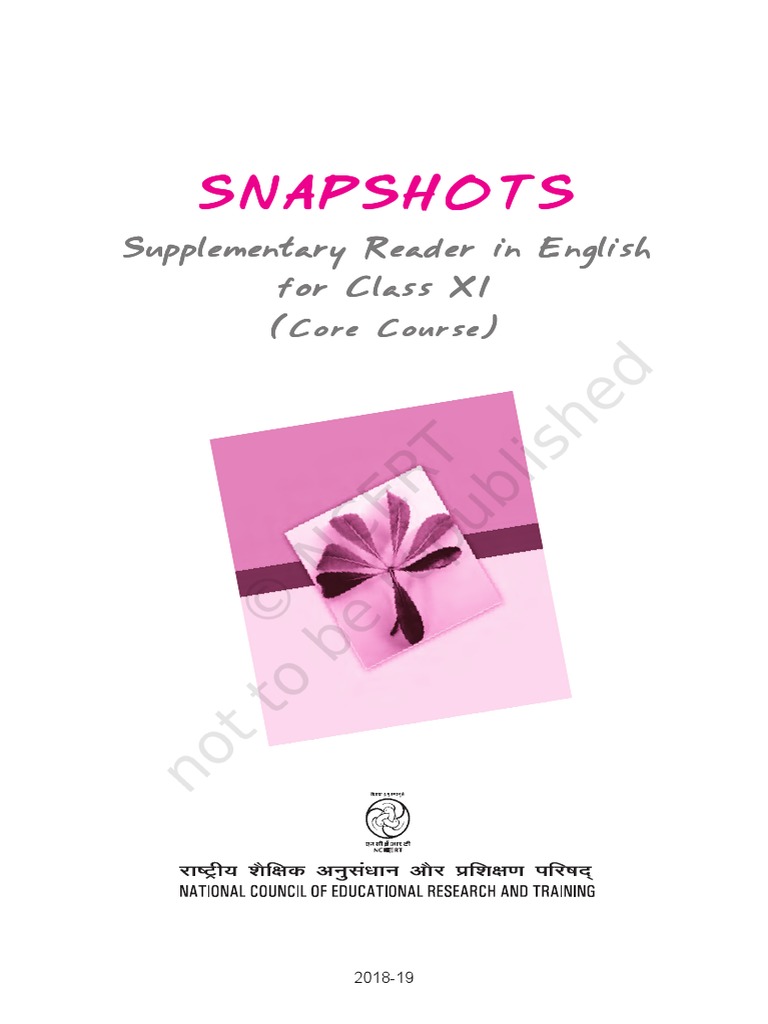 Class 11 Snapshot PDF | PDF