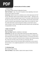 9 Dimensions Team Building Activity | PDF | Nonverbal Communication ...