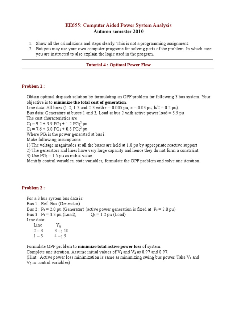 EE655 Tutorial4 2010 | PDF | Electromagnetism | Areas Of Computer Science