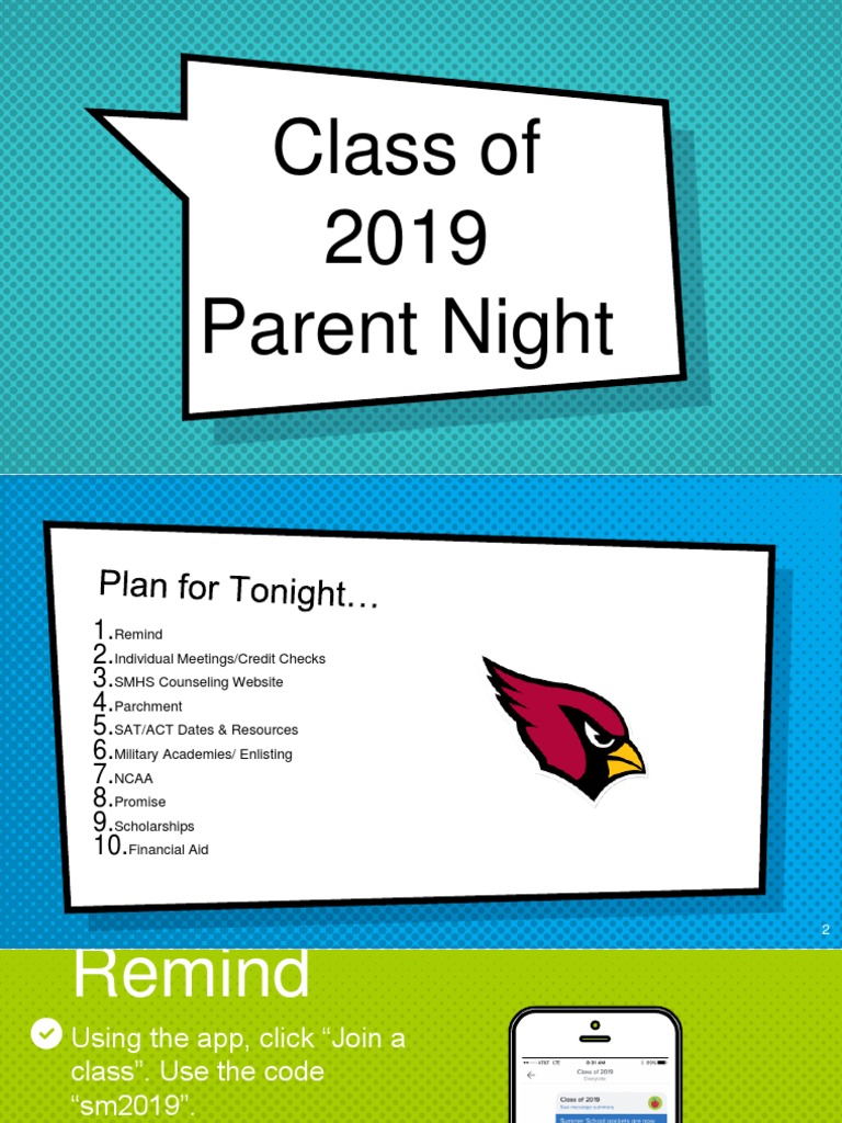 Senior Parent Night Presentation 9 | PDF | Sat | National Collegiate ...