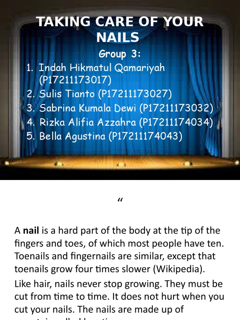 Taking Care of Fingernails | Download Free PDF | Nail (Anatomy ...