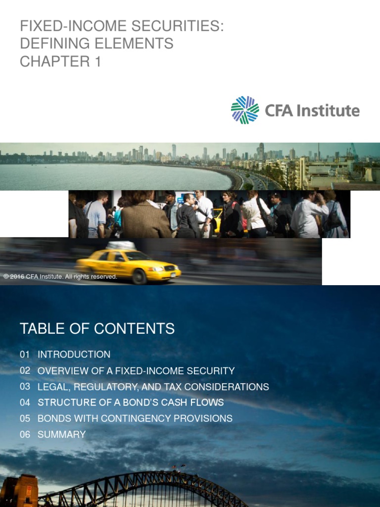Fixed Income Securities: Introduction | PDF | Fixed Income | Bonds ...