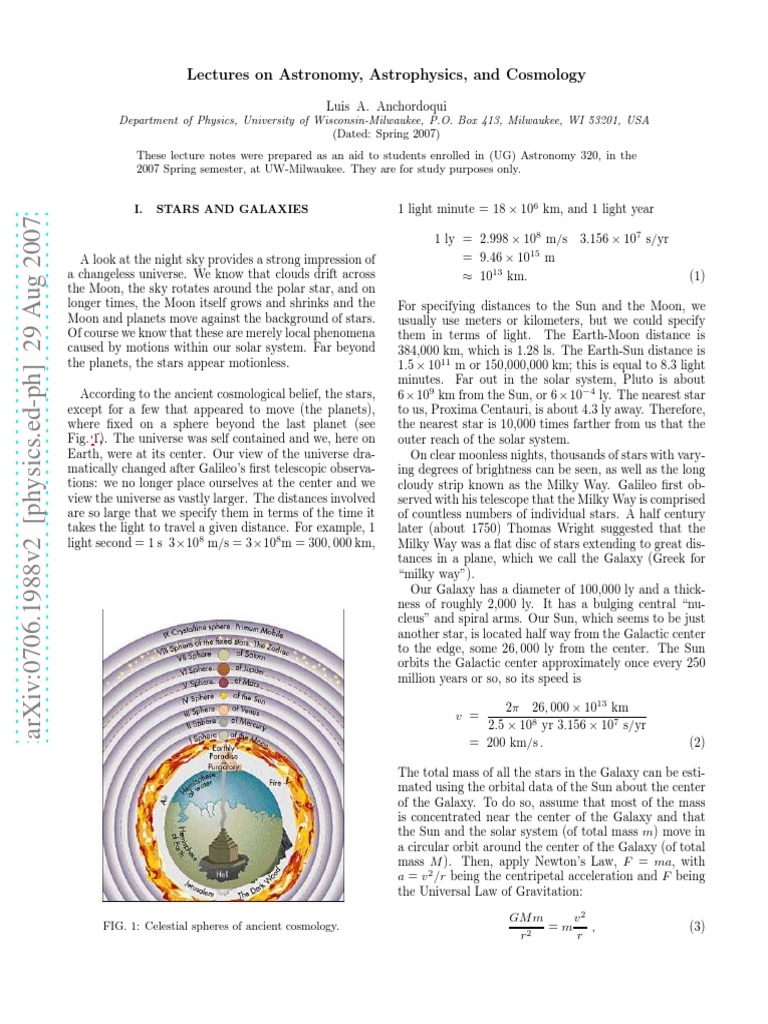 01 Astrophysics | PDF | Stars | Nuclear Fusion