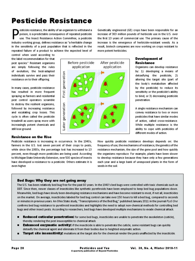 Resistance | PDF | Pesticide | Biology
