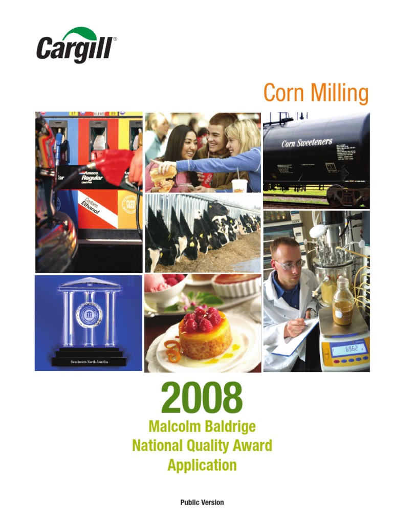 2008 Cargill Corn Milling Application Summary | PDF | Business Process ...