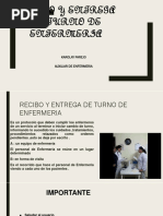 Recibo y Entrega Del Paciente en El Turno de Enfermería | PDF | Salud y ...