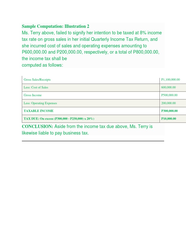 Sample Computation Print | PDF