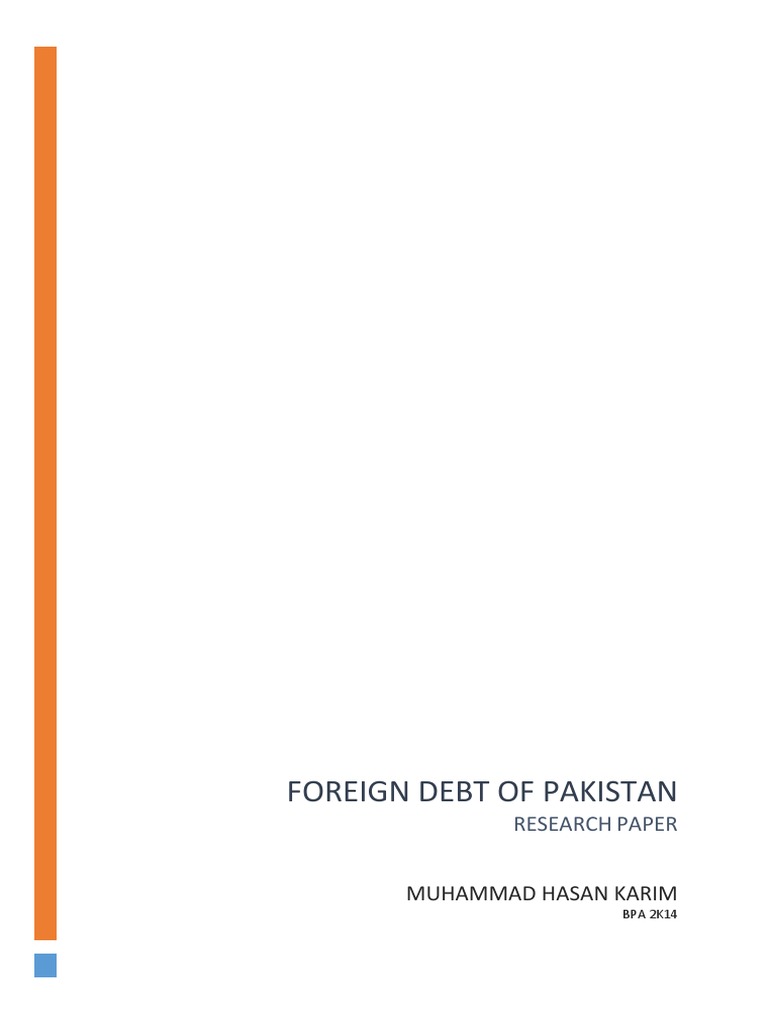 Pakistan's Foreign Debt Analysis | PDF | Foreign Exchange Reserves ...