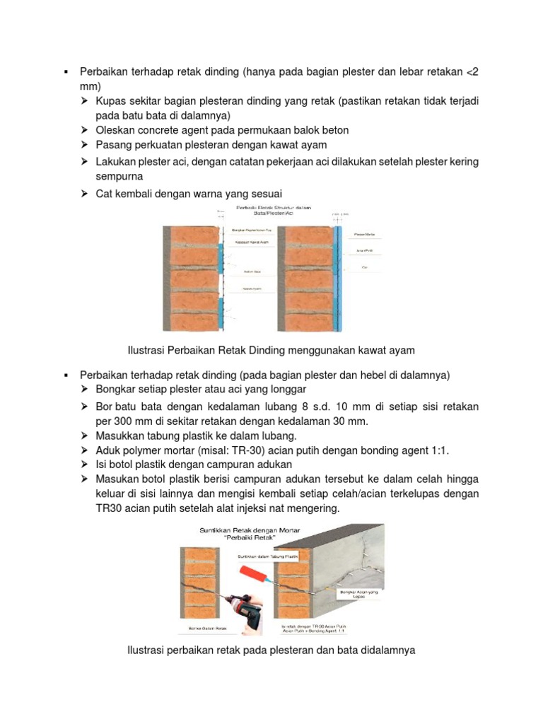 Perbaikan Dinding | PDF