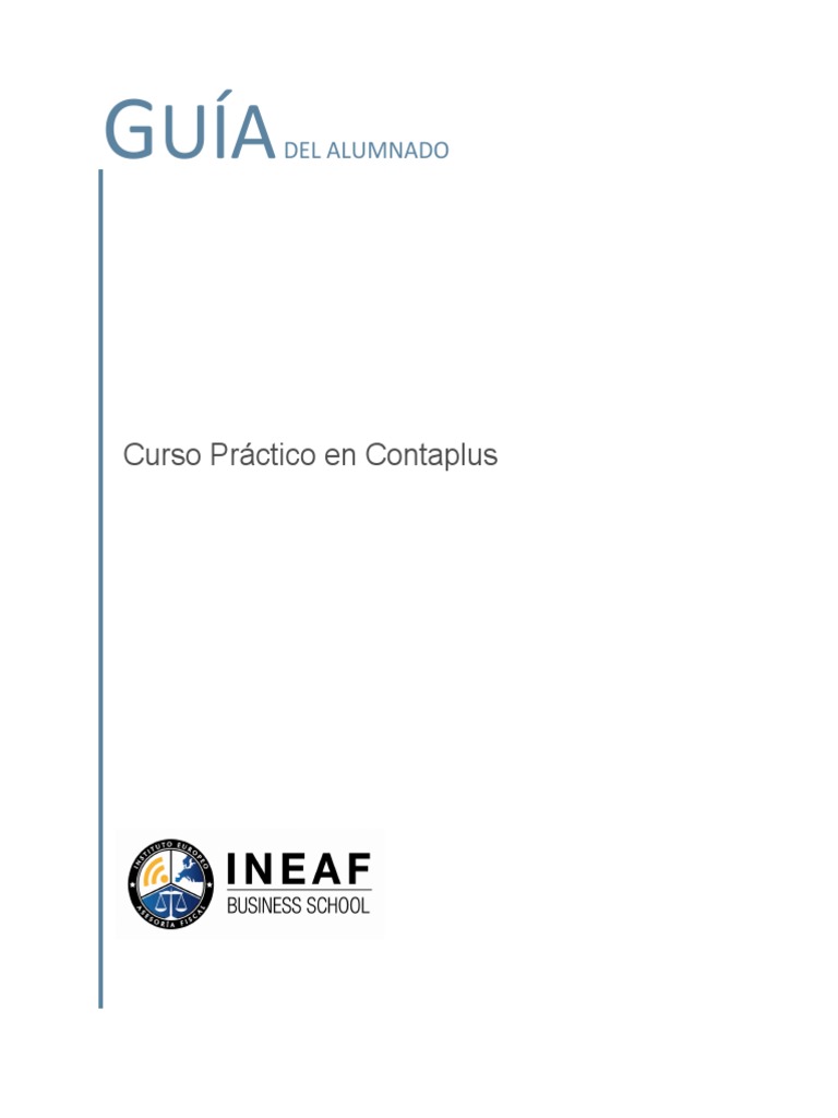 Curso Práctico en Contaplus | PDF | Chat en linea | Contabilidad