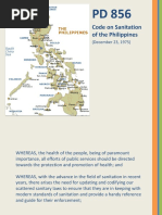 Sanitation Code of the Philippines | PDF | Sanitation | Foods