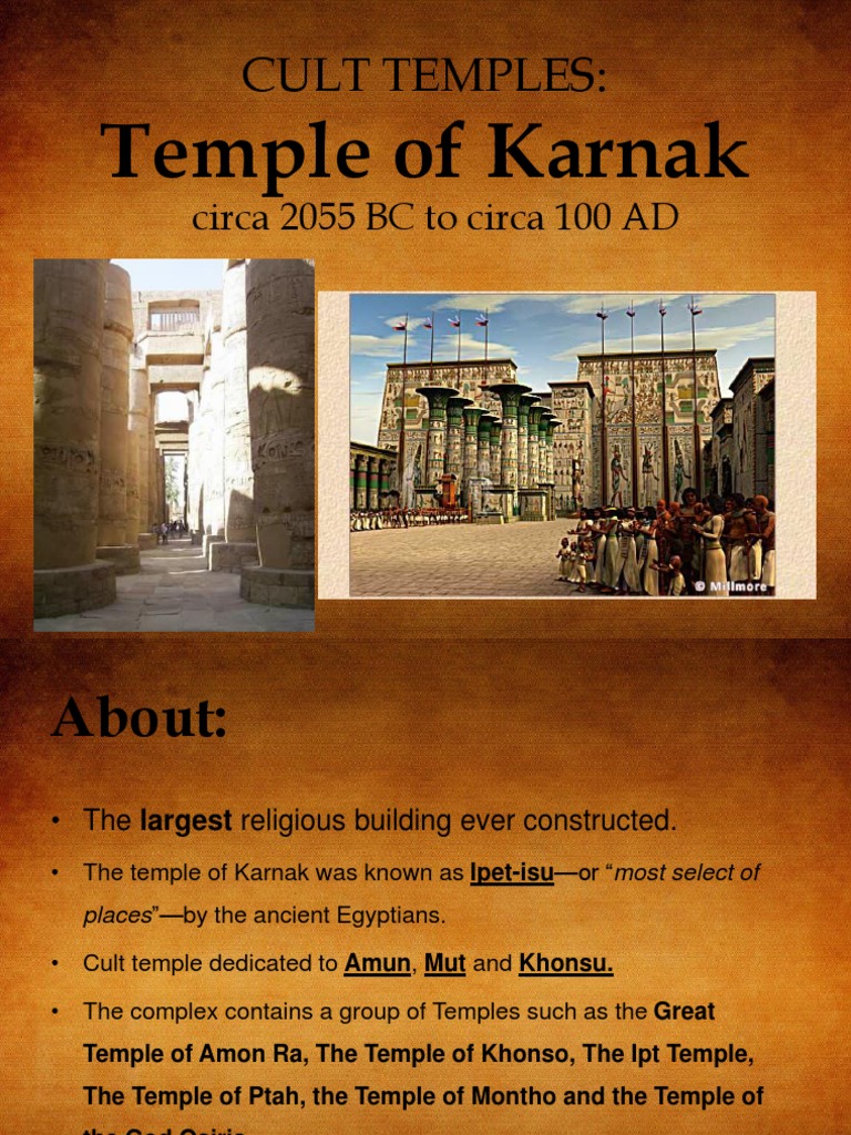 Cult Temples | Thebes | Polytheism