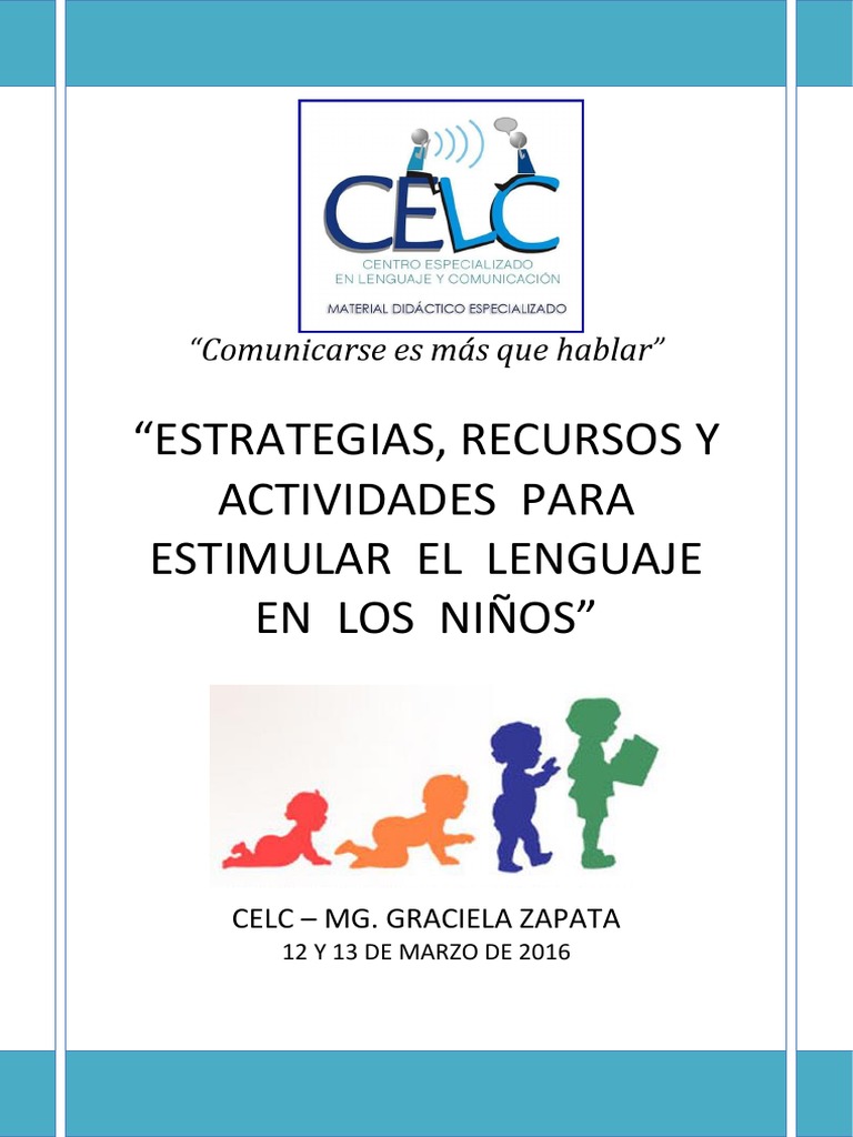 Manual de Estrategias, Recursos y Actividades para Estimular El ...