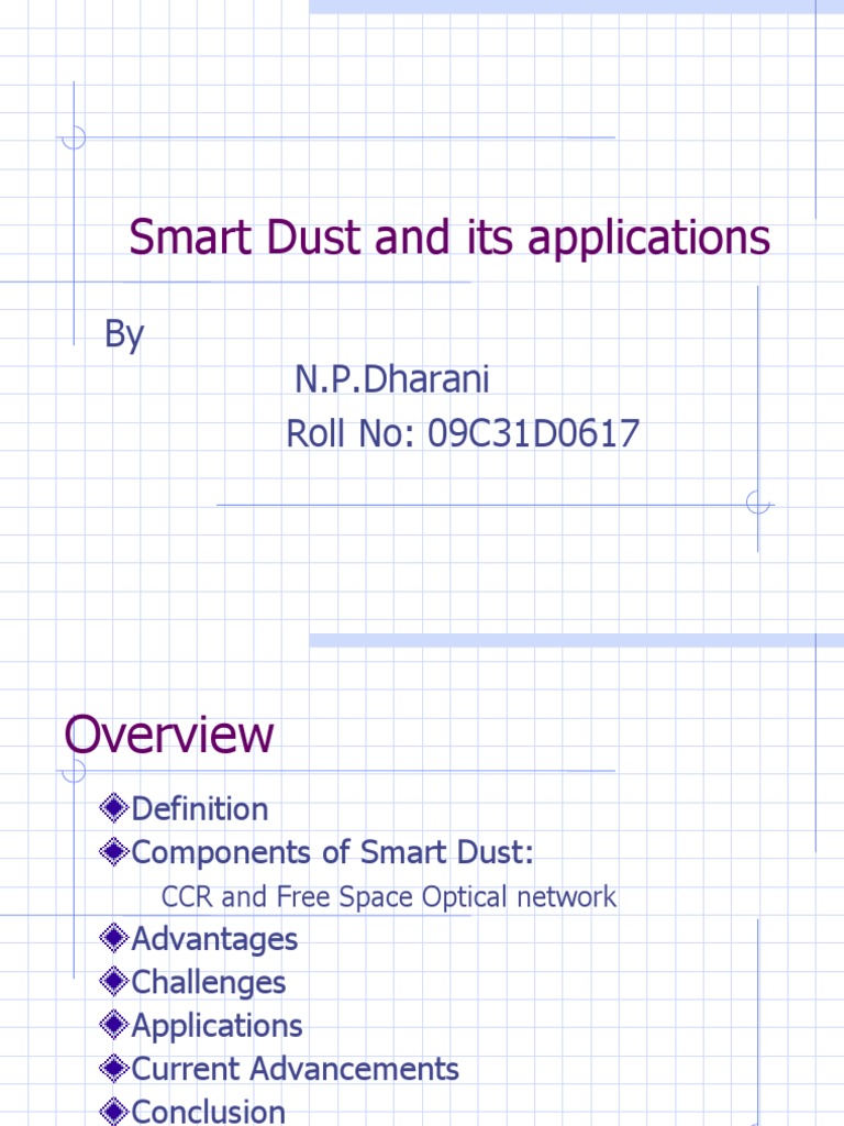 Smart Dust | PDF | Wireless | Laser