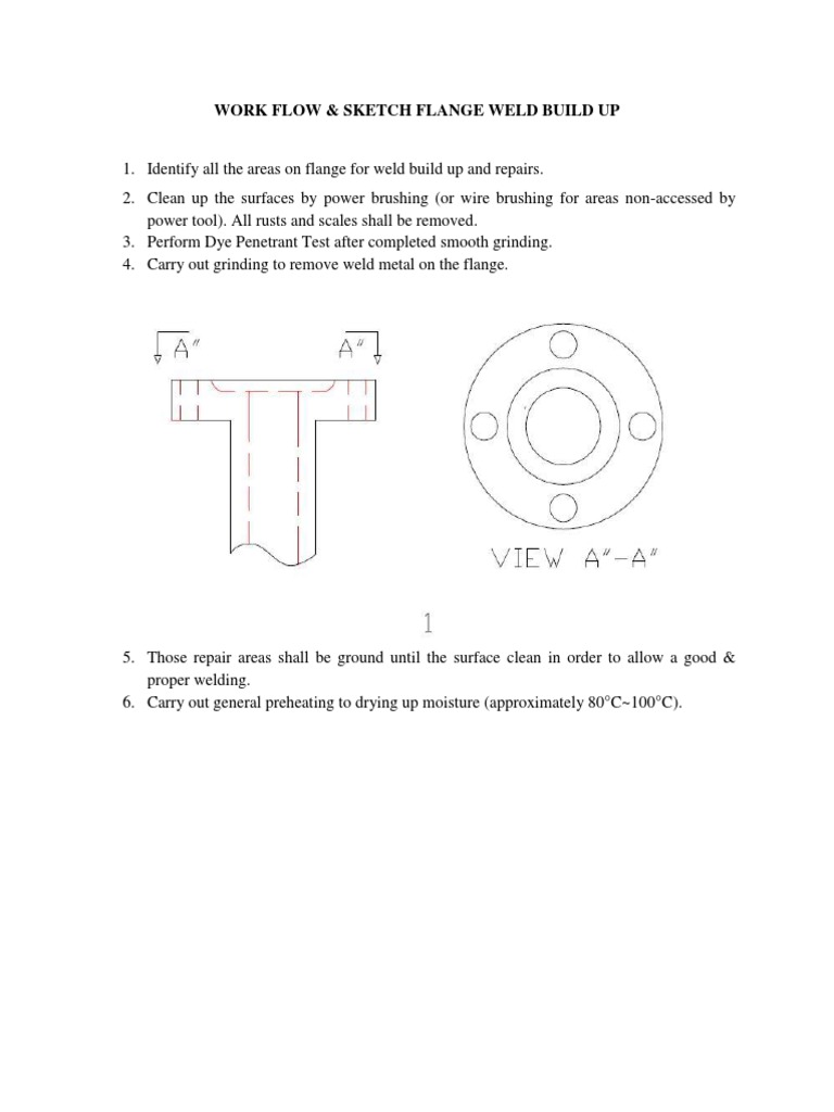 Flange Weld Build Up | PDF | Procedural Knowledge | Building Engineering