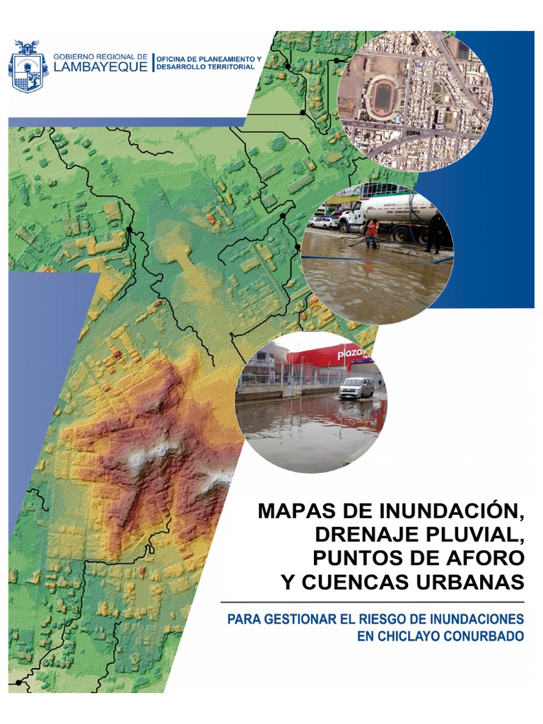 Mapas de Inundaciones, drenaje pluvial, puntos de aforo y cuencas ...