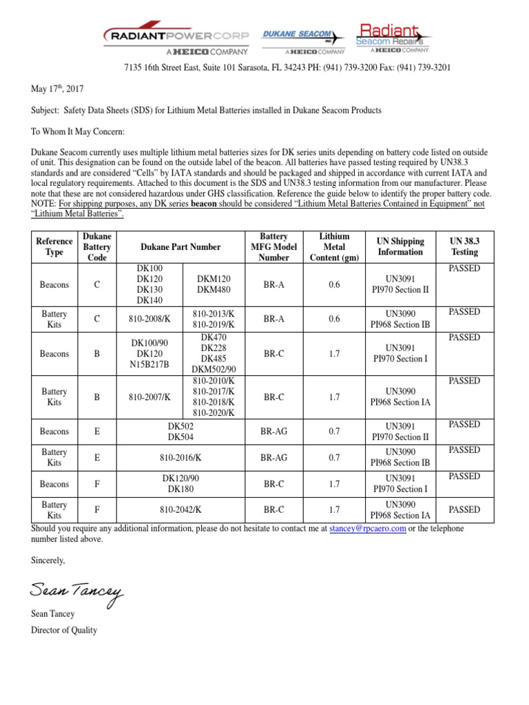 UN3091 | Download Free PDF | Dangerous Goods | Chemistry