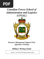 Staff Defence Writing | PDF | Military Forces | Royal Air Force