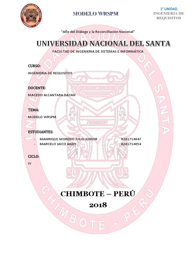 Modelo WRSPM | PDF | café | Software