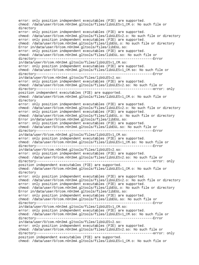 Gltools Crashlog PDF | PDF | Directory (Computing) | Unix Software