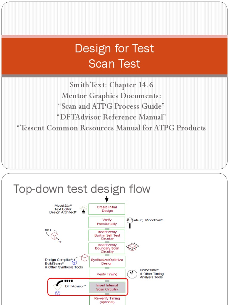 Design For Test Scan Test | PDF | Electronic Design | Electronic ...