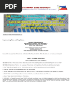 RA No. 7916 - Implementing Rules and Regulations (IRR) | PDF | Lease ...