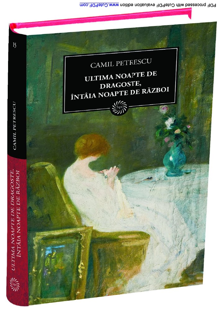 Ultima Noapte de Dragoste Intaia Noapte de Razboi | PDF
