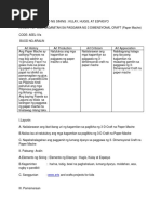 Detailed Lesson Plan in Esp Grade 5 | PDF